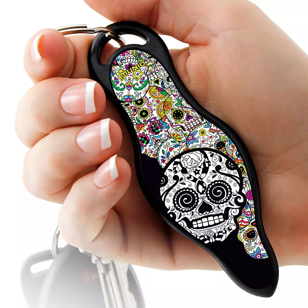 Sugar Skulls Self Defense Keychain - munio
